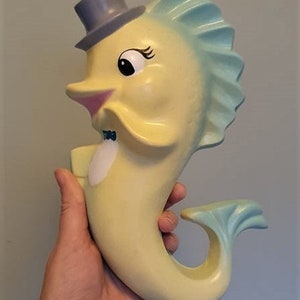 Kitsch Gentleman Fish Wall Plaque - Vintage Style, Mid-century ...