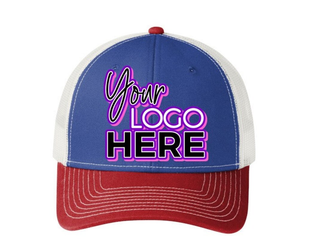 Personalized Custom Embroidered Trucker Hat | Custom Logo | Design Your ...