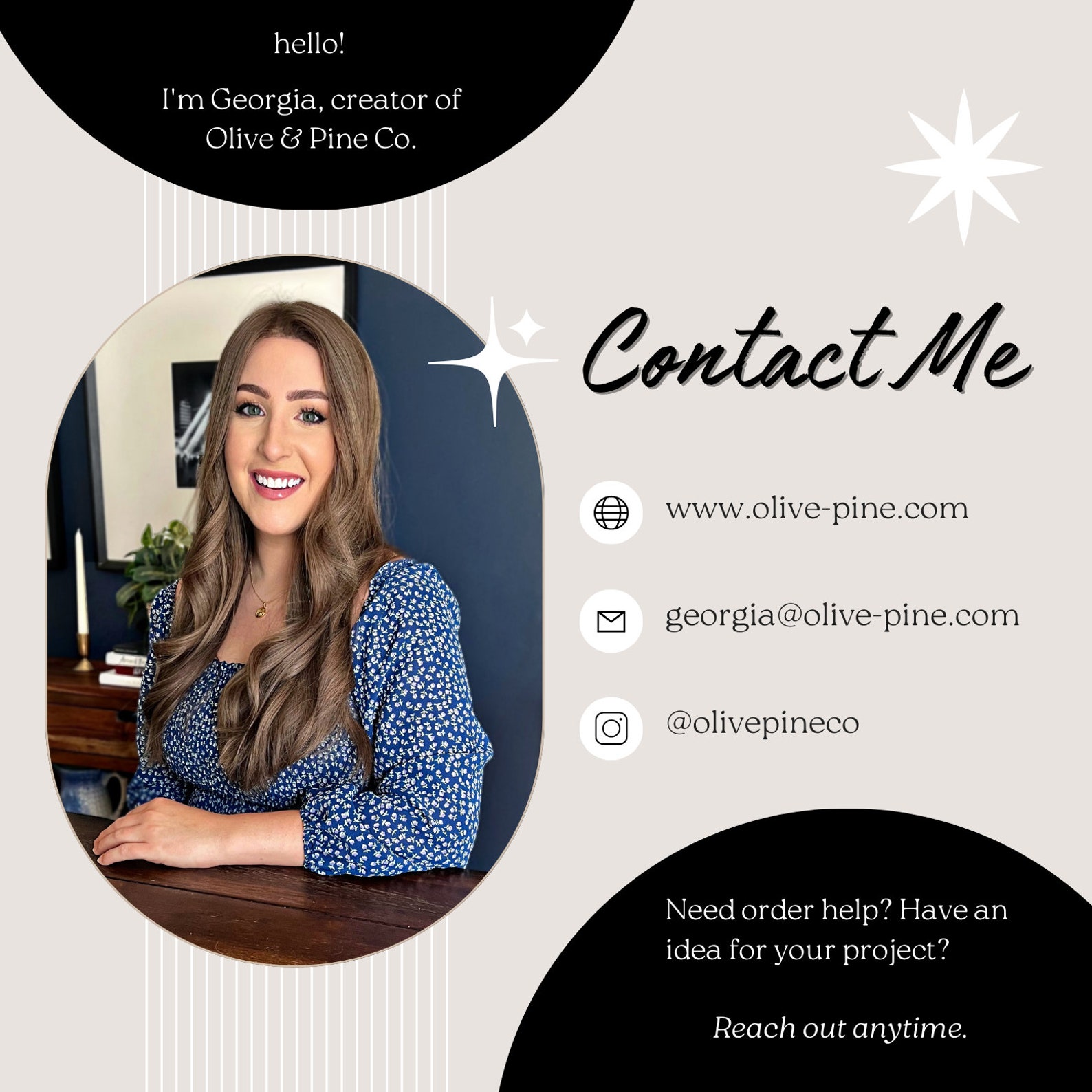 Editable Logo Design Business Logo Minimalist Logo Blog - Etsy