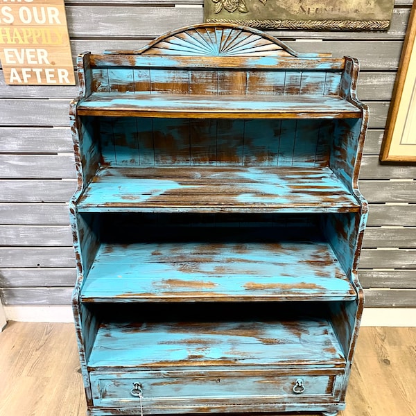 Painted Shelf - Etsy