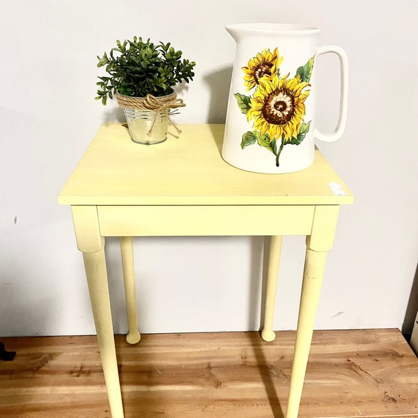 Yellow End Table - Etsy