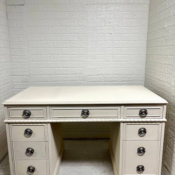 Painted Desk - Etsy