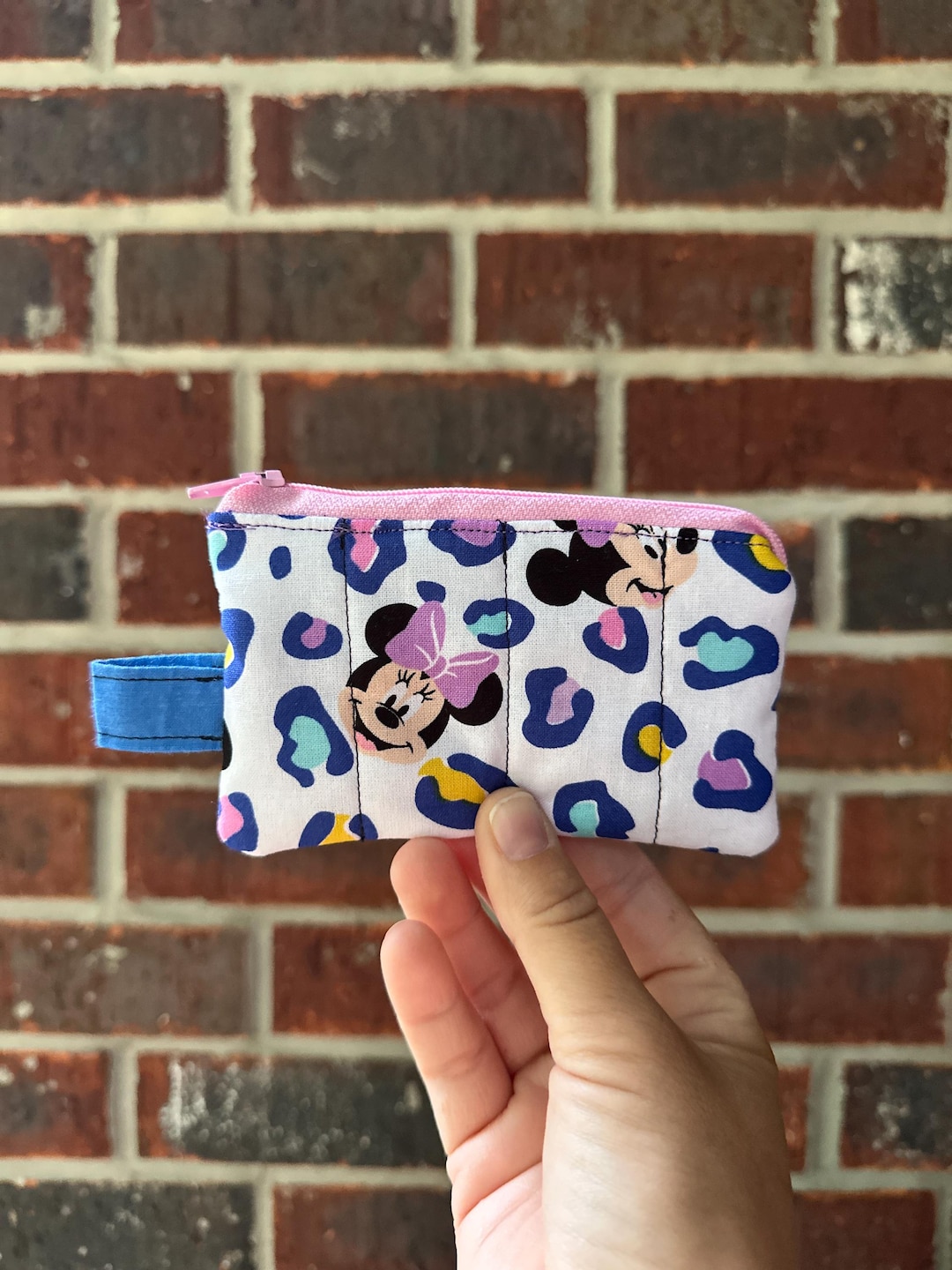 Quilted Coin Pouch, Small Zipper Pouch Wallet, Mini Organizer Bag ...