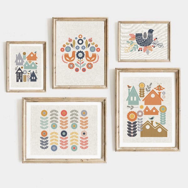 Scandanavian Wall Art - Etsy