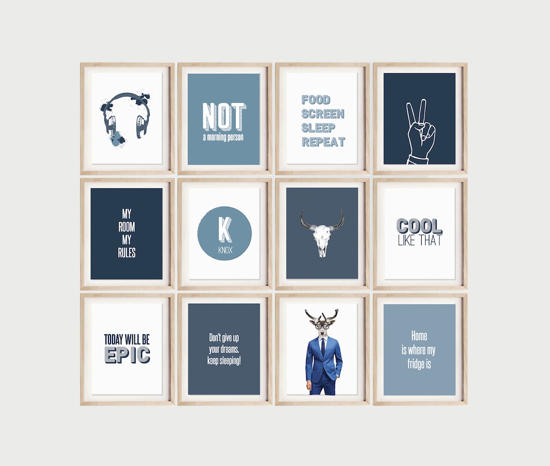 Boy Room Decor, Boys Room Decor, Teen Boy Wall Art, Digital Prints Teen ...