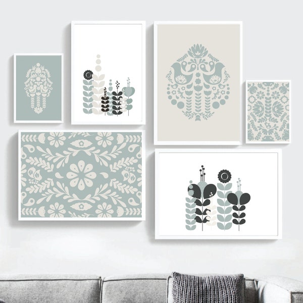 Set of 3 Nordic Print Scandinavian Print Minimal Wall Art, - Etsy