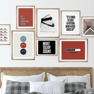 26 Colorful Wall Art Set, Boys Room Print Set, Boys Room Decor, Teen ...