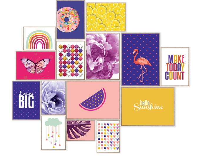 Digital Pdf Wall Art Tween or Teen Girls Inspirational Quotes, Print at ...