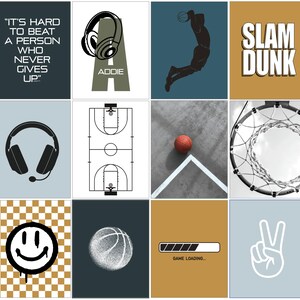 34 Sport Printable Wall Art Set, Teen Room Wall Art, Inspirational ...