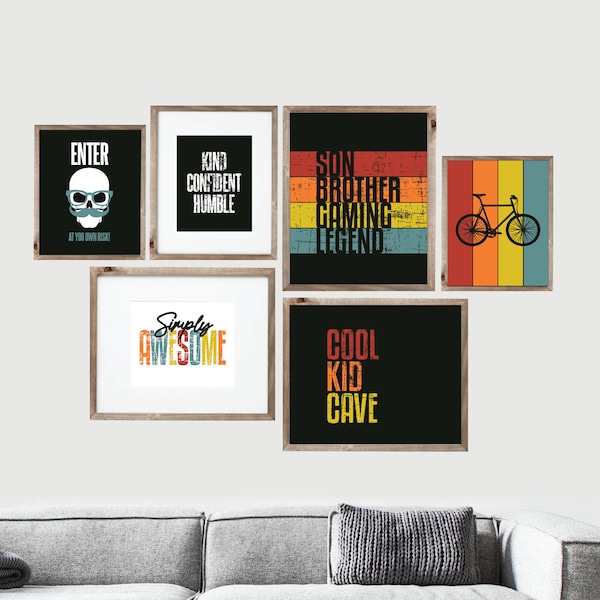 Boys Room Poster - Etsy