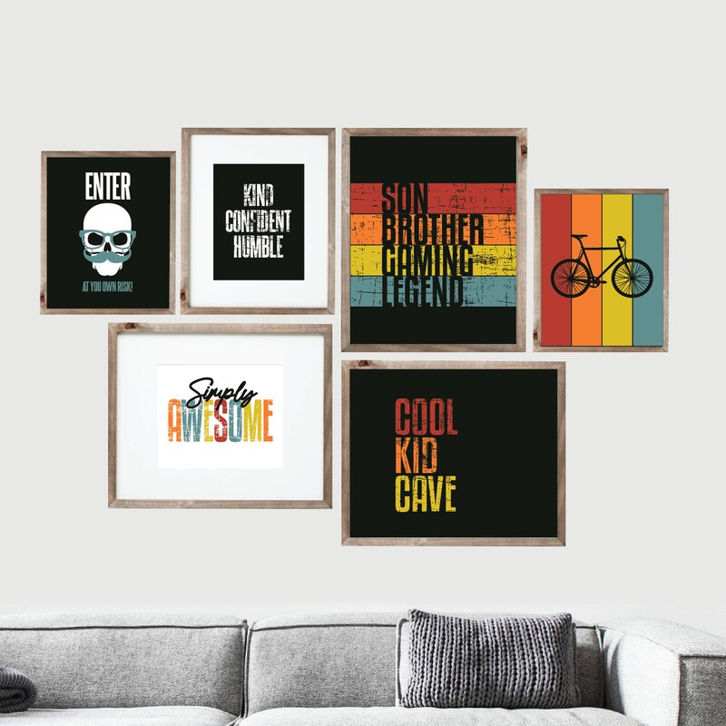 Boys Room Poster - Etsy