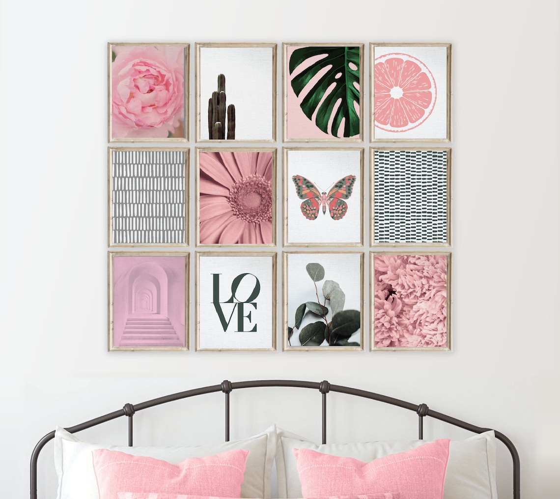 Girl Room Decor Girl Room Wall Art Set Bedroom Print Set - Etsy