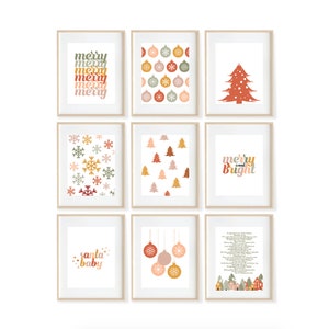30 Christmas Mega Printable Set Holiday Wall Art Bundle - Etsy