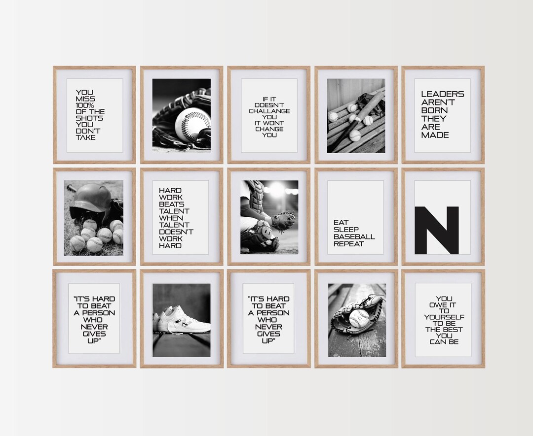 15 Sport Printable Wall Art, Teen Room Wall Art, Inspirational Sport ...