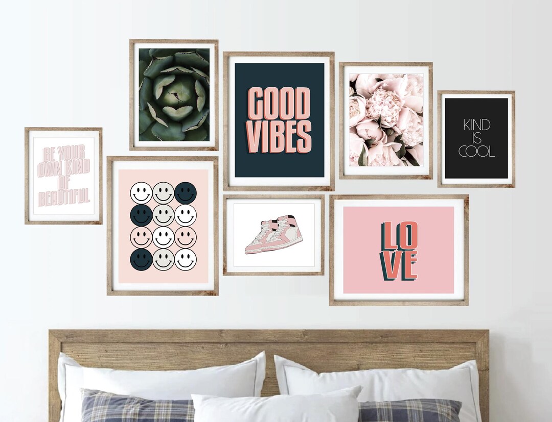 32 Eclectic Teen Room Wall Art, Girl Eclectic Wall Decor, Instant ...