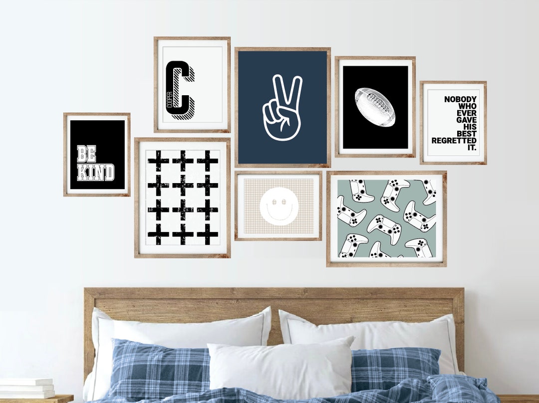 Teen Bedroom Poster Set, 24 Print Set, Teen Room Decor Set, Teen Room ...