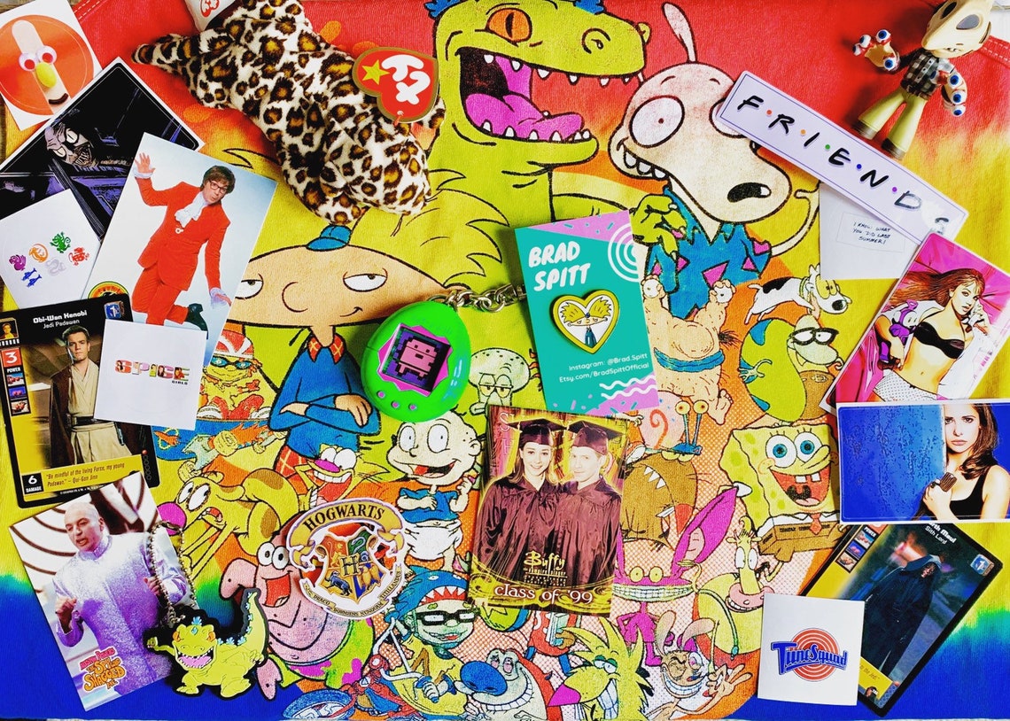 90s Mystery Box 90s Vintage Surprise Box With Nicktoons - Etsy
