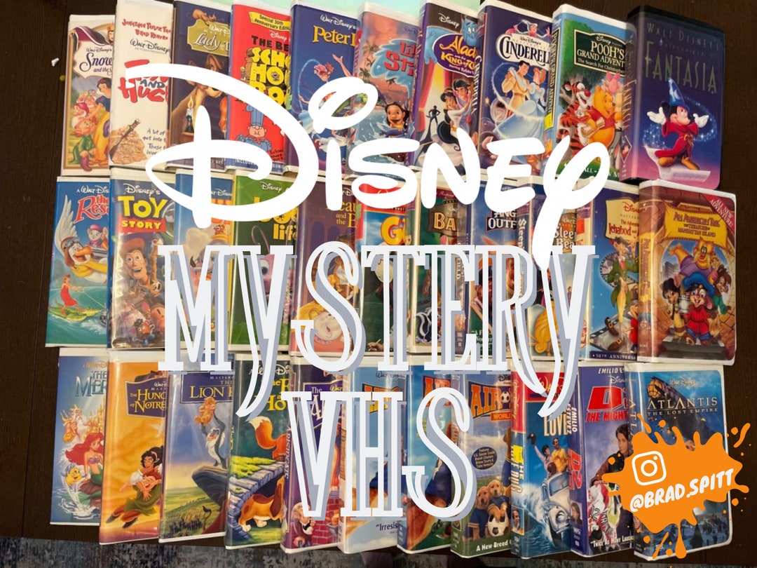 Mystery VHS Surprise Box - Vintage Video Cassettes - Lion King, Beauty ...