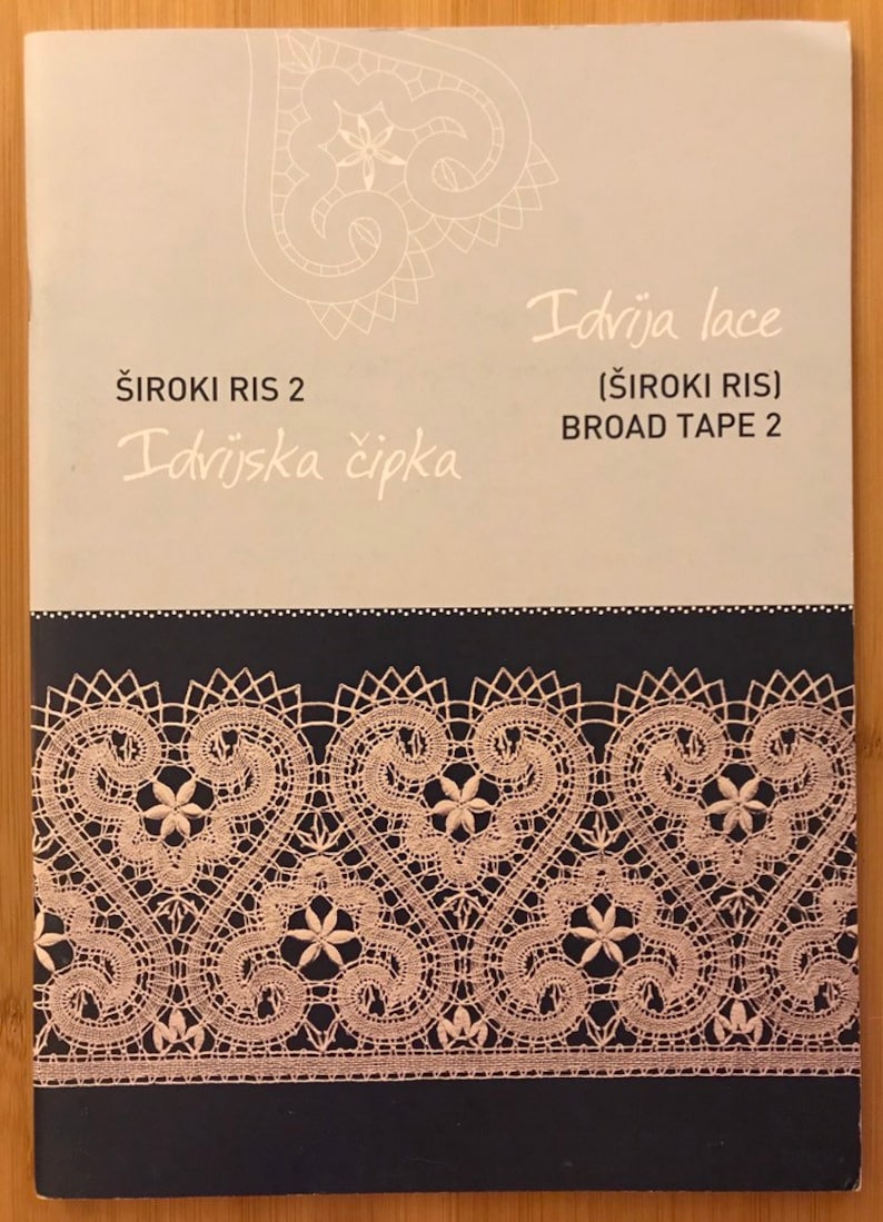 Idrija Bobbin Lace Pattern Books Broad Tape 1 at 49.50 - Etsy
