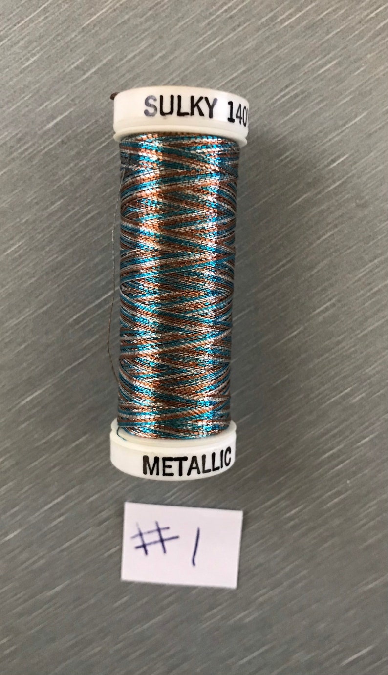 Metallic Bobbin Lace /embroidery Thread 5.50 7.50 Each - Etsy