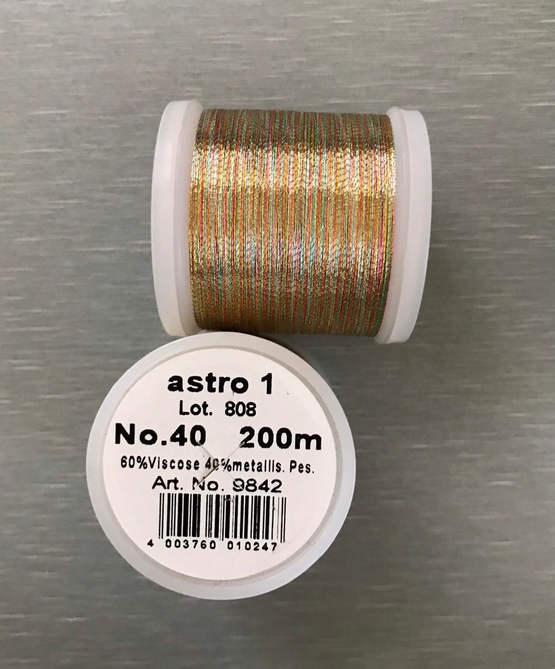 Metallic Bobbin Lace /embroidery Thread 5.50 Each madeira - Etsy