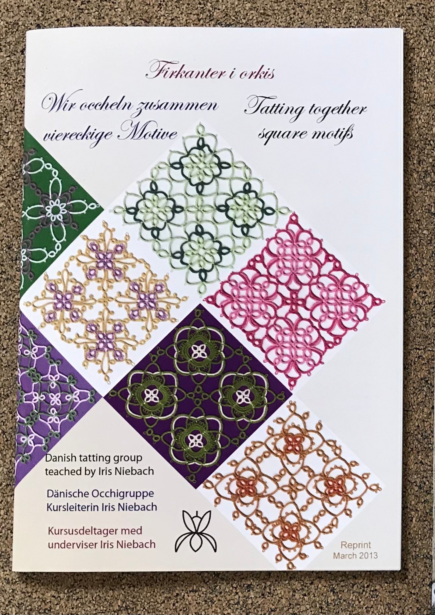 Tatting Books 23.00 Ea Tatting Together Square Motifs 12 | Etsy