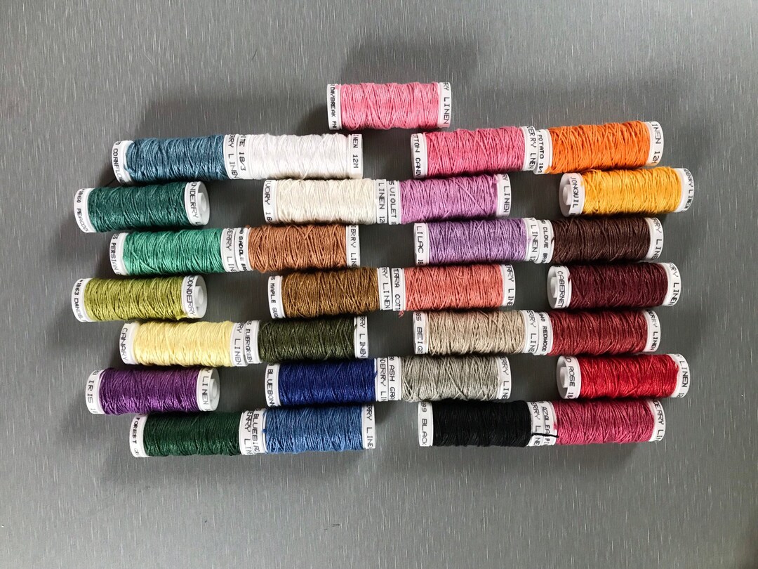 Linen Londonderry 18/3 Lace Threads for Bobbin Lace - Color Chart ...