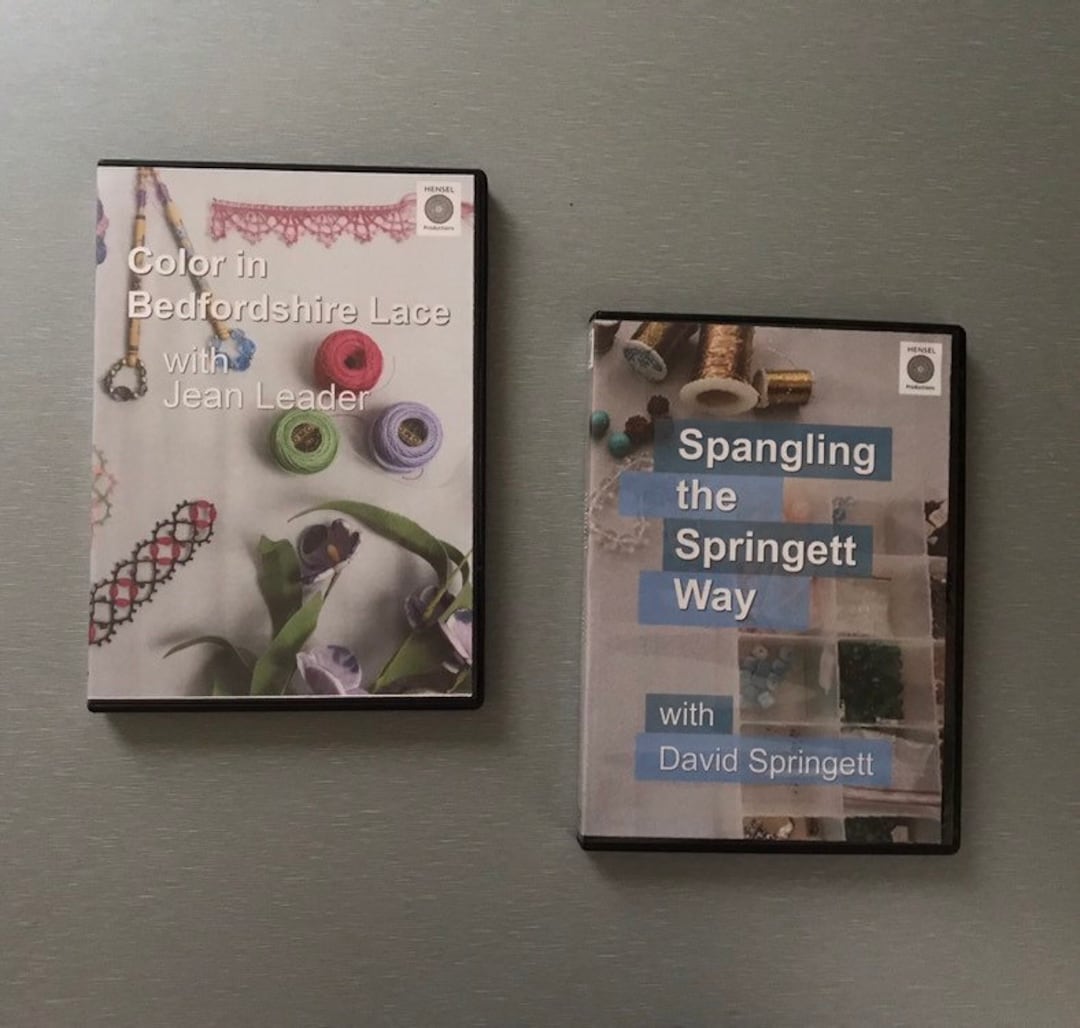 New Bobbin Lace Dvd's 32.50-56.50 Color in Bedfordshire Lace With Jean ...