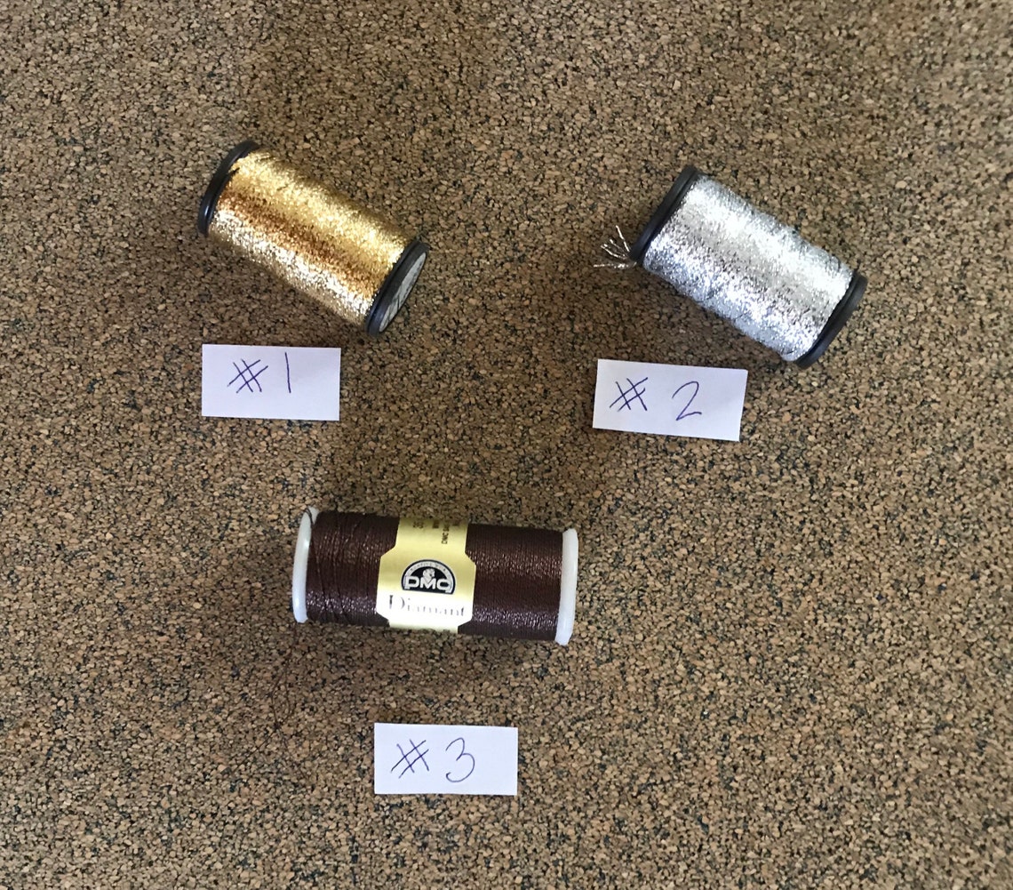Metallic Bobbin Lace/embroidery Thread 3.50 Each Available in | Etsy
