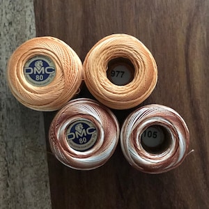 DMC 80 Cotton Lace Threads for Tatting & Bobbin Lace BACK in STOCK!!! 4 ...
