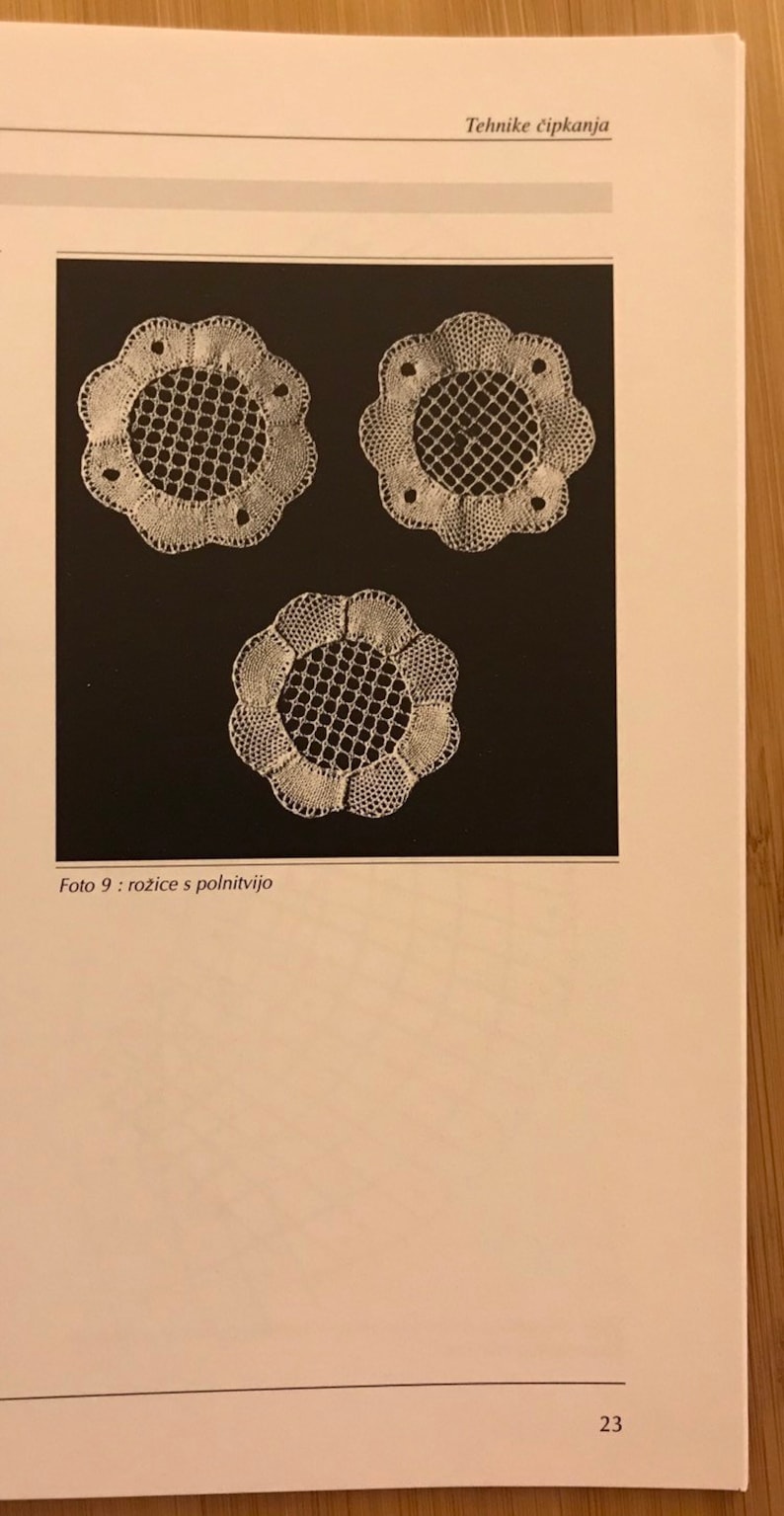 Idrija Bobbin Lace Pattern Books Broad Tape 1 at 49.50 | Etsy