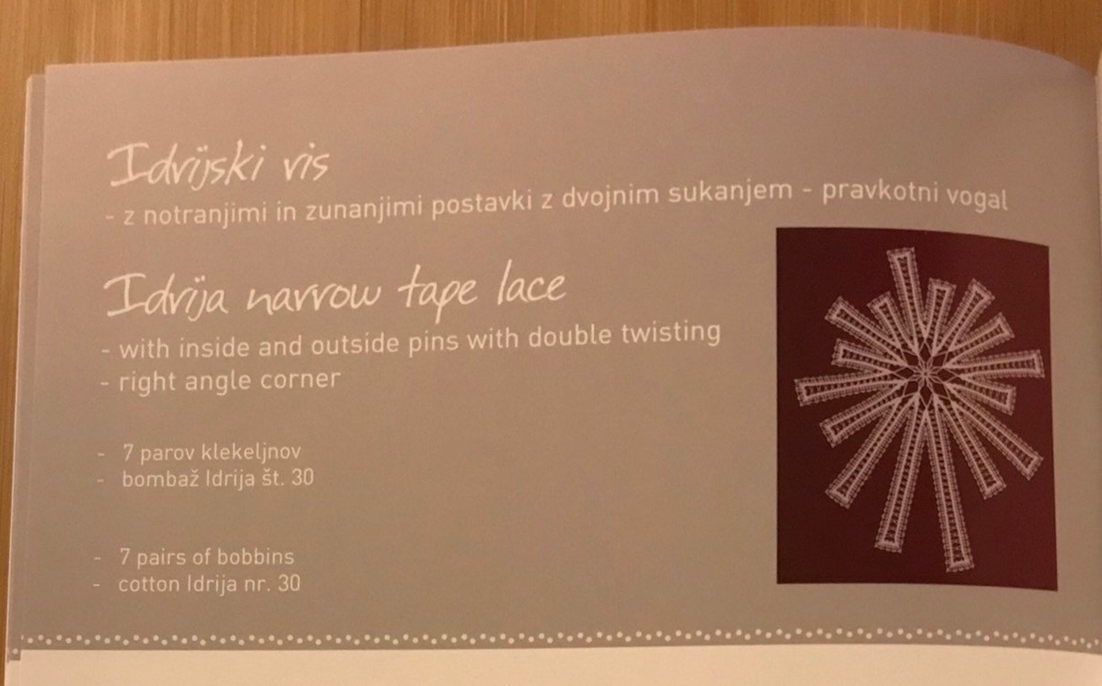 Idrija Bobbin Lace Pattern Books From the Lace School in Idrija ...