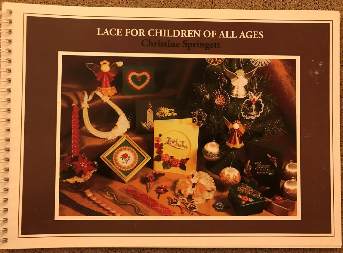 Springett Bobbin Lace Books Christmas Lace 24.50 Lace for | Etsy