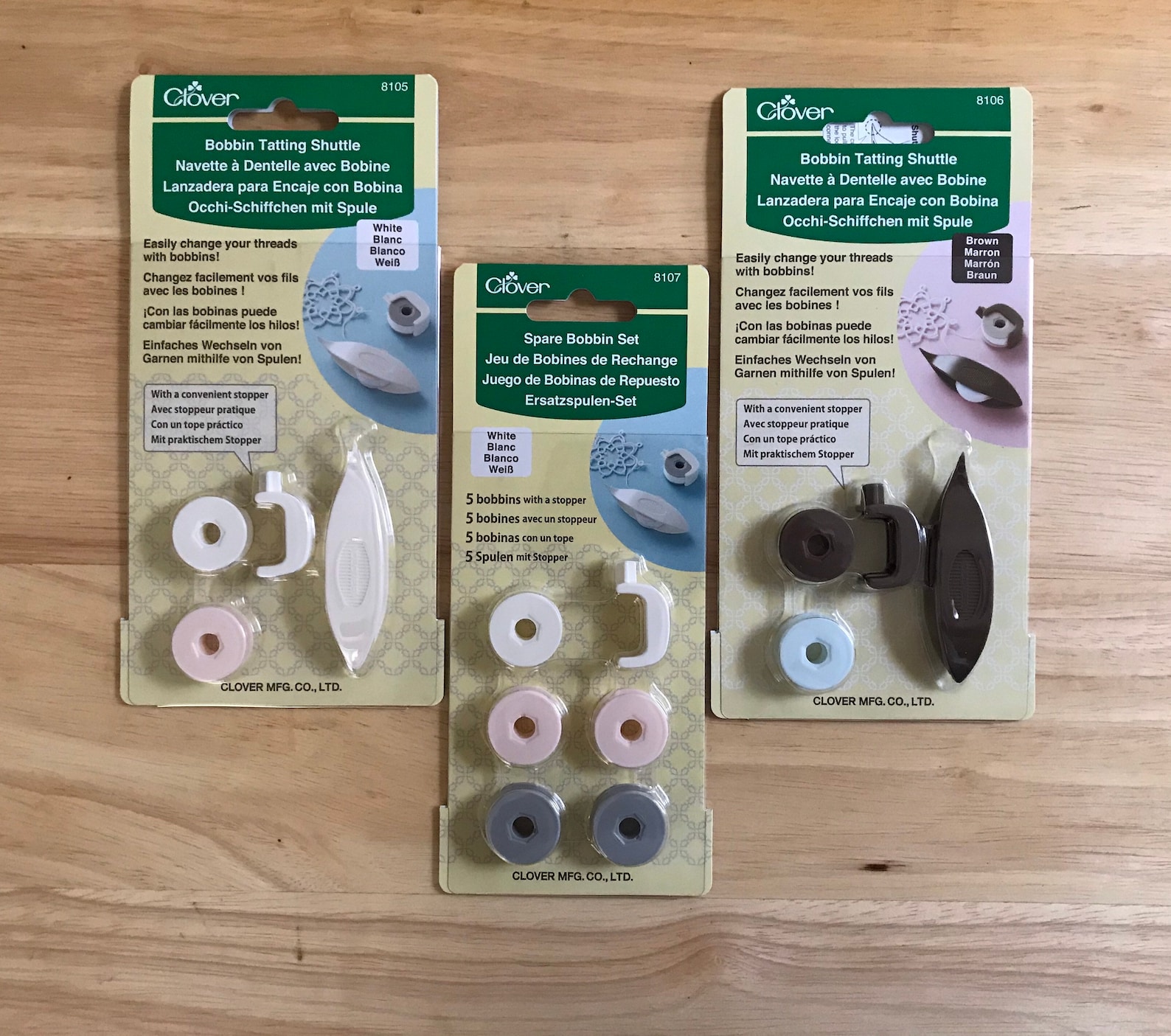 Tatting Shuttles - 9.00 - 12.50 Each Clover Large 2 Pack or Clover ...