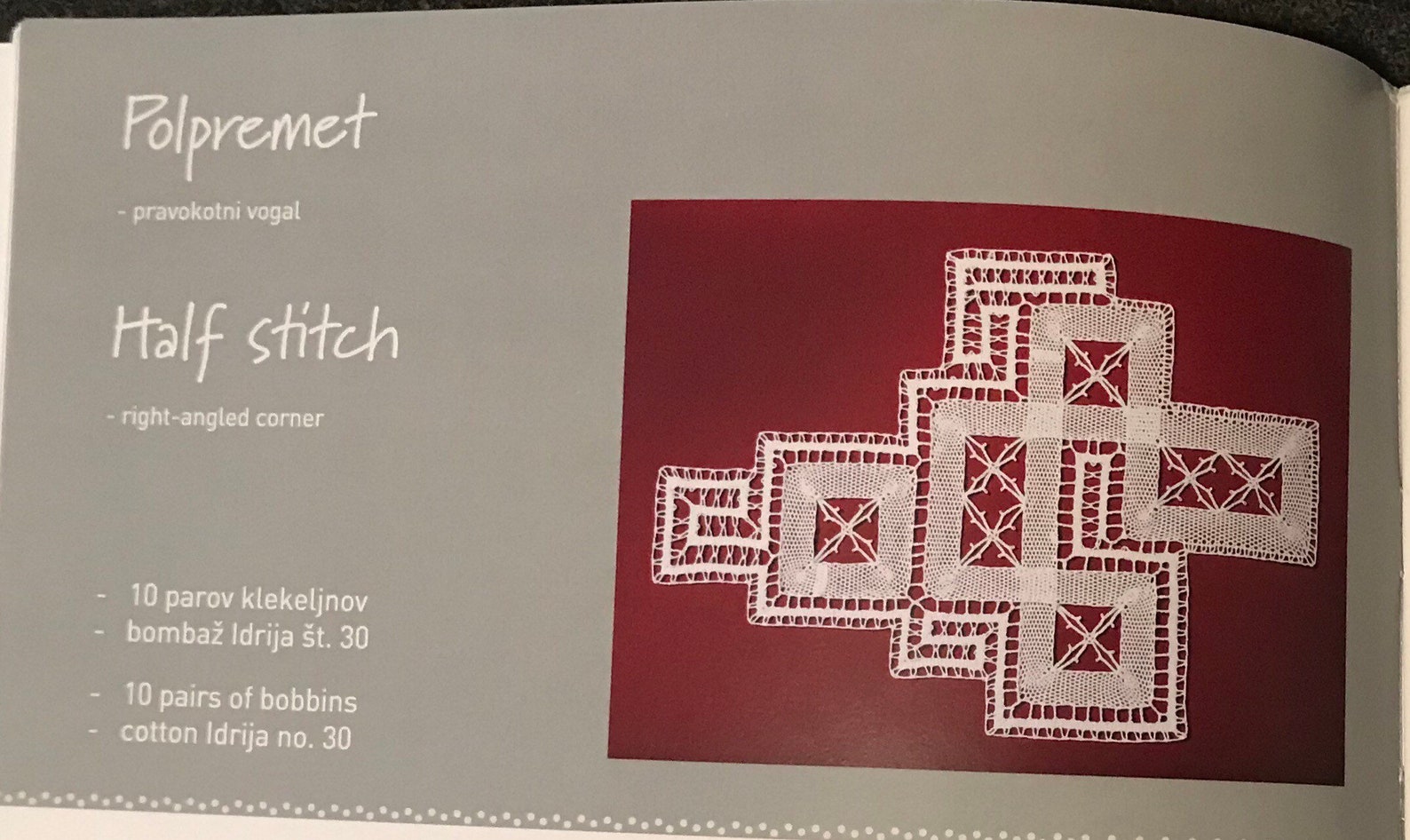 New Idrija Bobbin Lace Pattern Books From the Lace School in - Etsy Norway