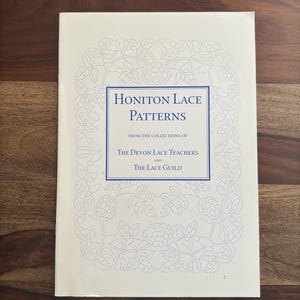 Bobbin Lace Book 19.50 Out of Print Honiton Lace Patterns From ...