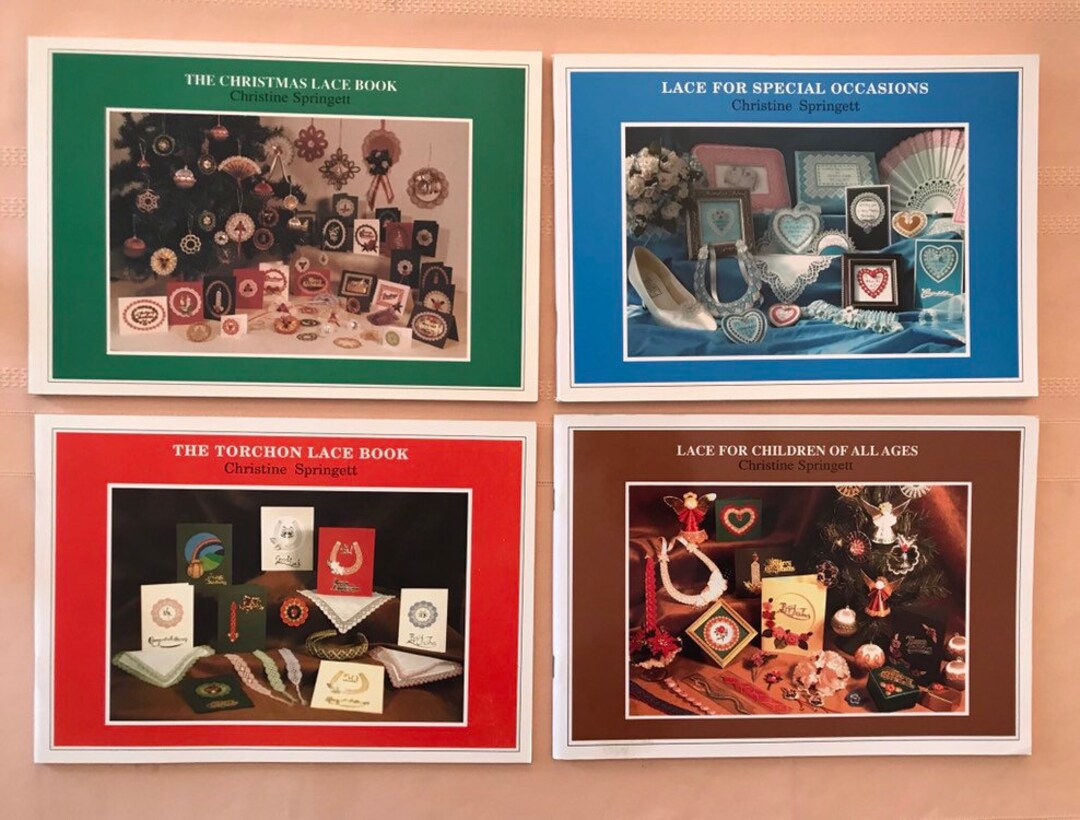 Springett Bobbin Lace Books - Christmas Lace 24.50, Lace for Special ...