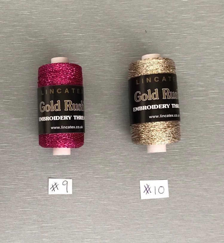 Metallic Bobbin Lace Thread Gold Rush Embroidery Thread 100 | Etsy