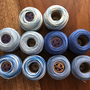 DMC 80 Cotton Lace Threads for Tatting & Bobbin Lace BACK in STOCK!!! 4 ...