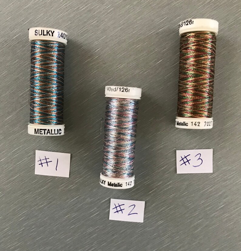 Metallic Bobbin Lace /embroidery Thread 5.50- 7.50 Each - Glamor ...