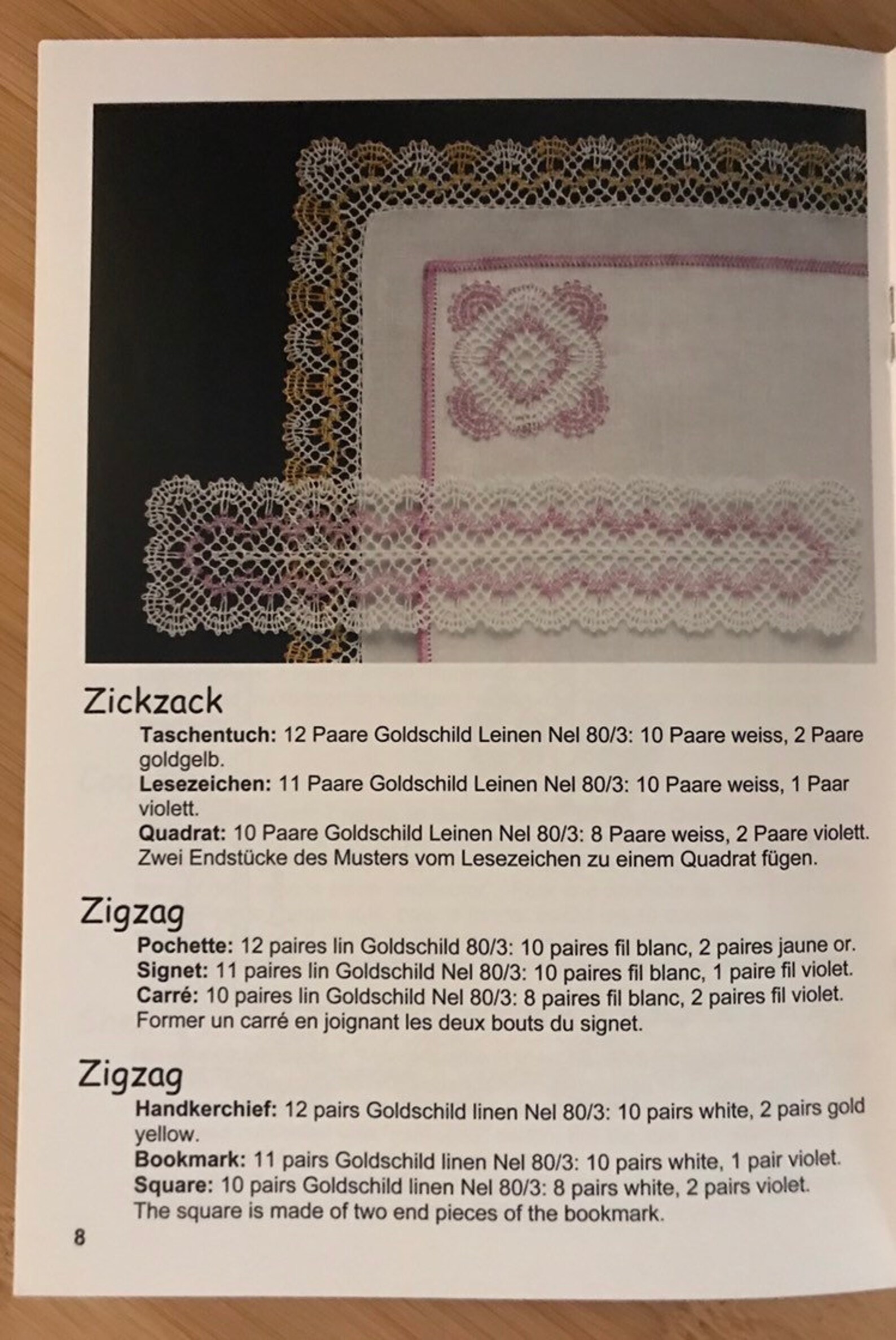 Bobbin Lace Booklets by Claire Burkhard 14.50 Each-bags N Shawls ...
