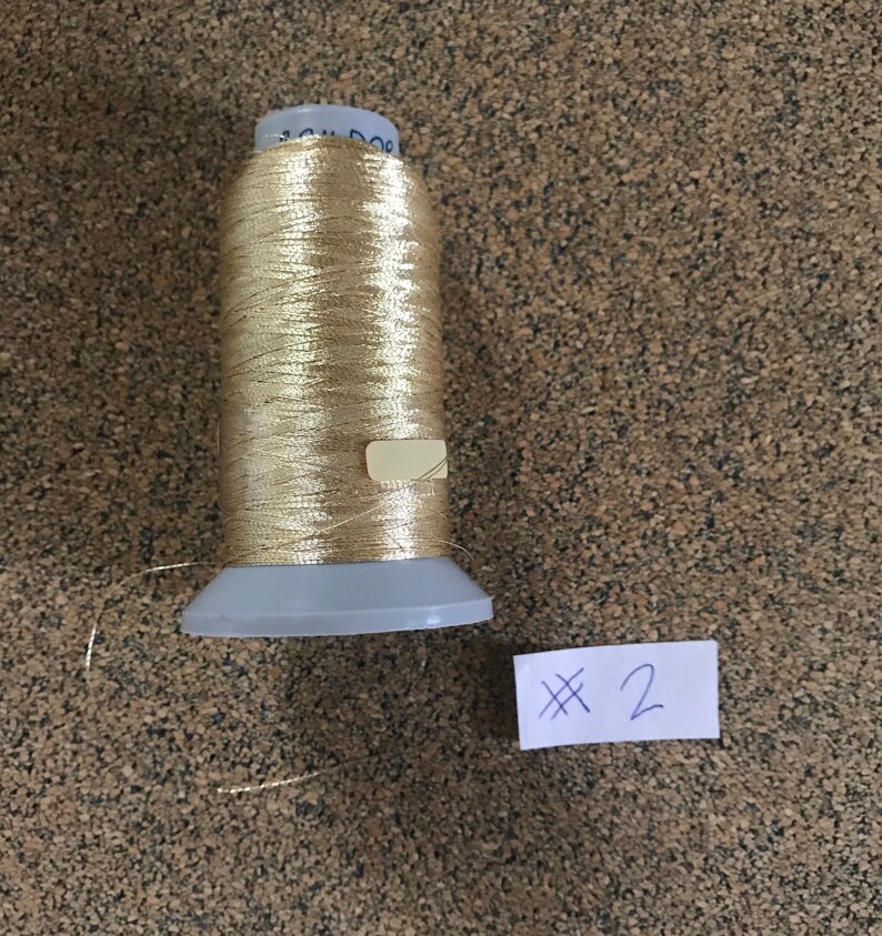 Metallic Bobbin Lace /embroidery Thread 11.50- 12.50 Each- Razzle ...
