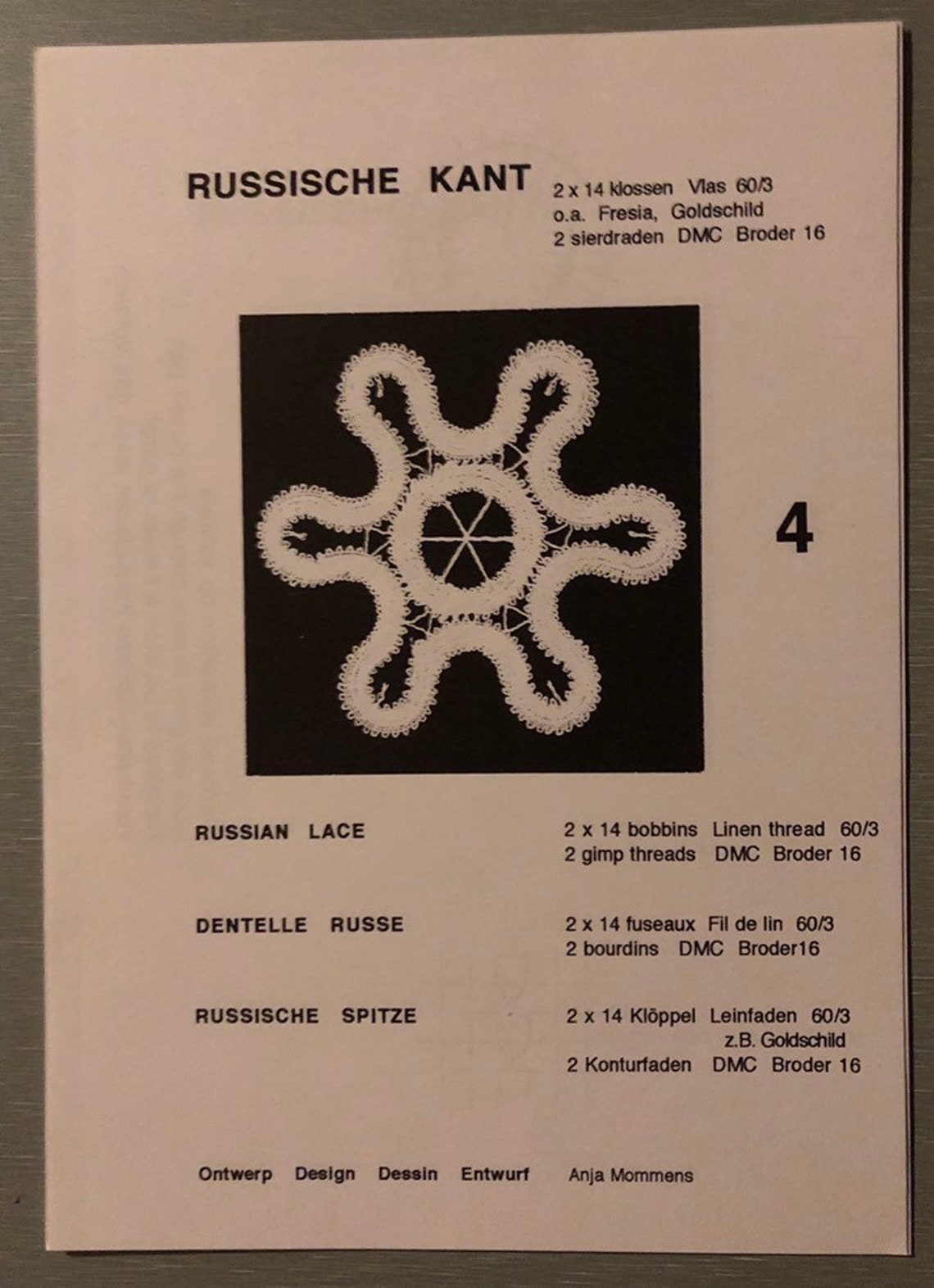 Bobbin Lace Patterns & Books 4.50-8.00/ Ea 14cm Torchon - Etsy