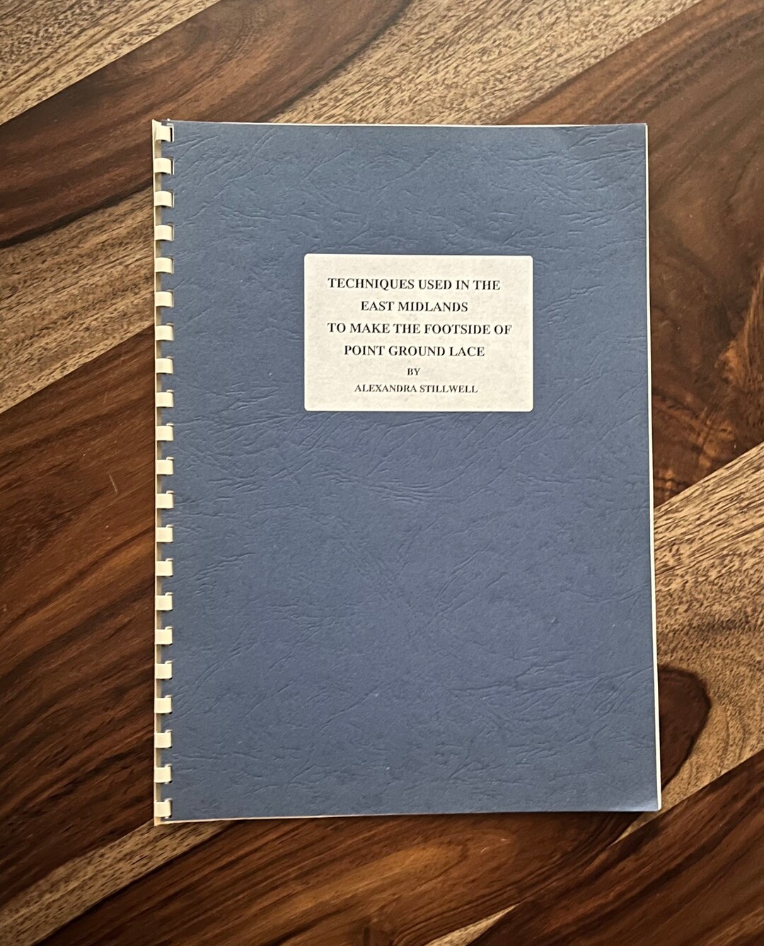 Bobbin Lace Book 15.00 by Alexandra Stillwell Techniques Used in the ...