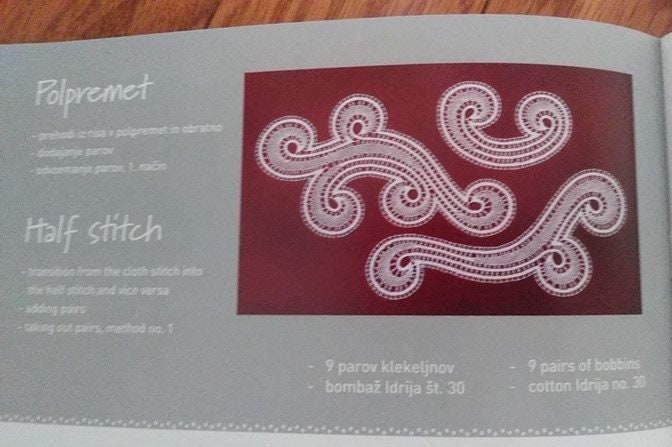 New Idrija Bobbin Lace Pattern Books From the Lace School in - Etsy Norway