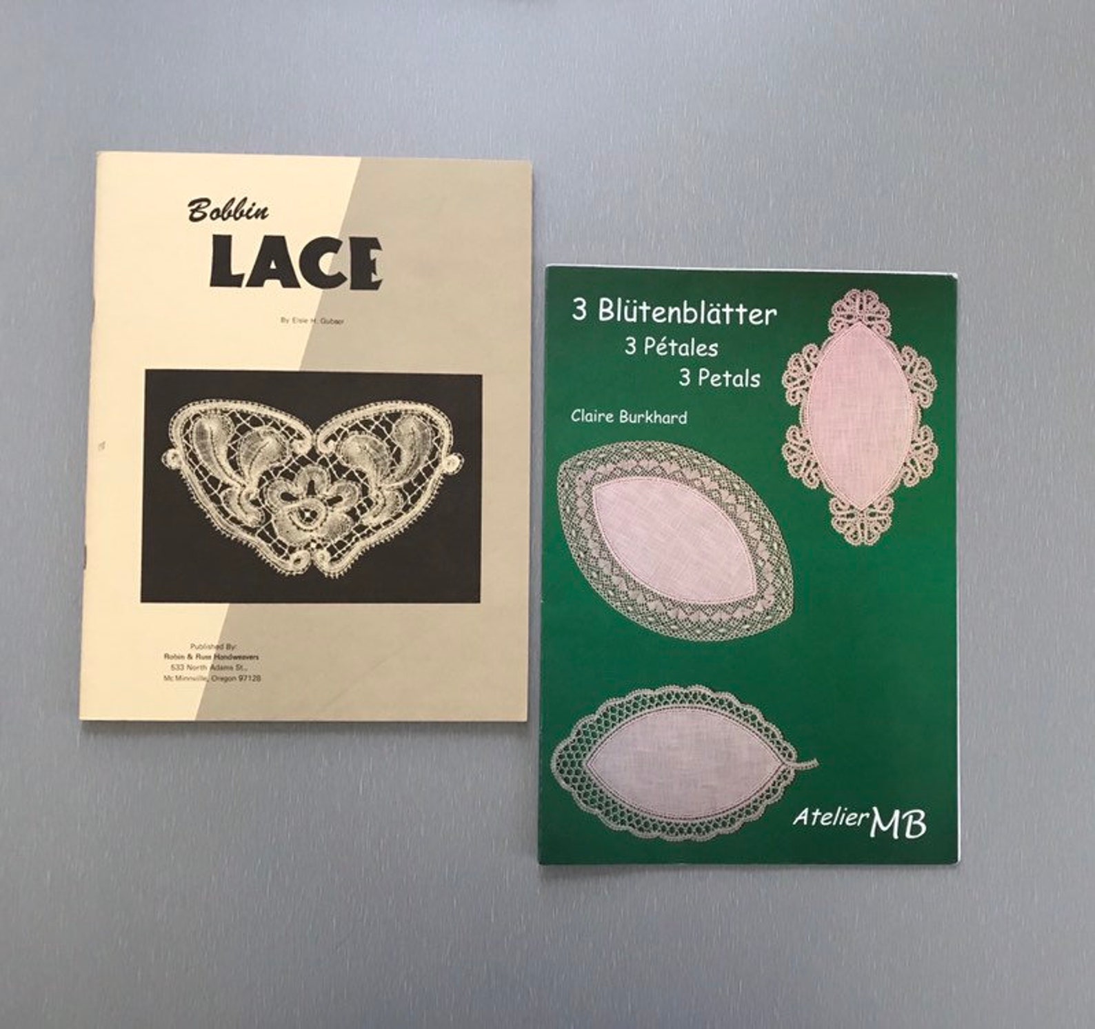 Bobbin Lace Books 12.00-15.00 - Bobbin Lace by Elsie Gubser Soft Cover ...