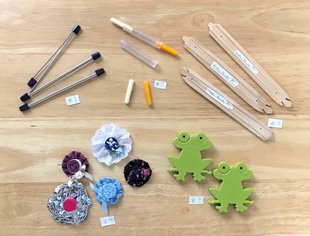 Bobbin Lace Tools 3.00-4.00 Ea Bobbin and Stitch Holders, Needle ...