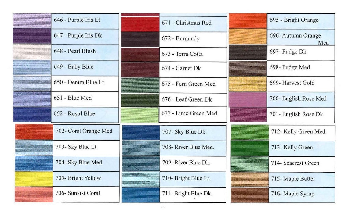 Lizbeth Tatting & Bobbin Lace Cotton Threads 3.20-6.00ea | Etsy