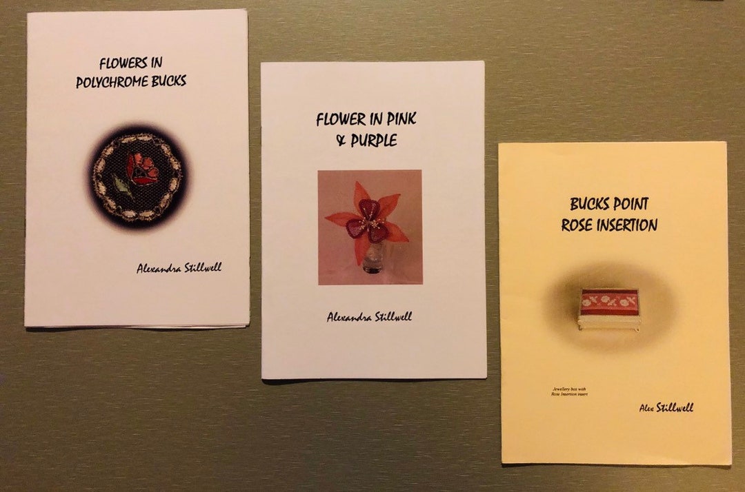 Bobbin Lace Booklets by Alexandra Stillwell 8.50/ea Flowers in ...