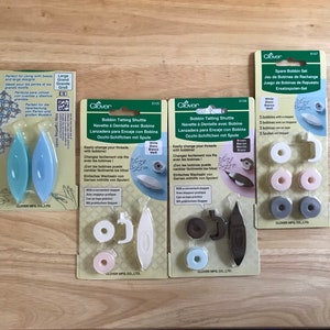 Tatting Shuttles - 9.00 - 12.50 Each Clover Large 2 Pack or Clover ...